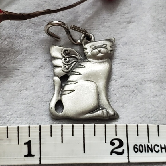 Unknown | Jewelry | Kitty Cat Guardian Angel Tag | Poshmark